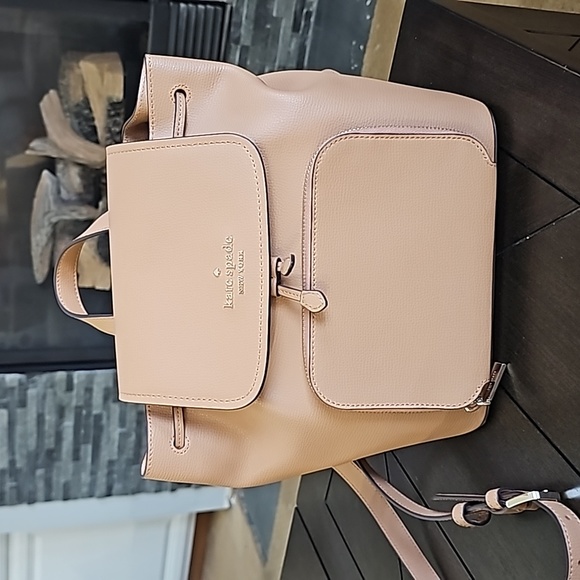 kate spade | Bags | Kate Spade Tan Leather Backpack | Poshmark